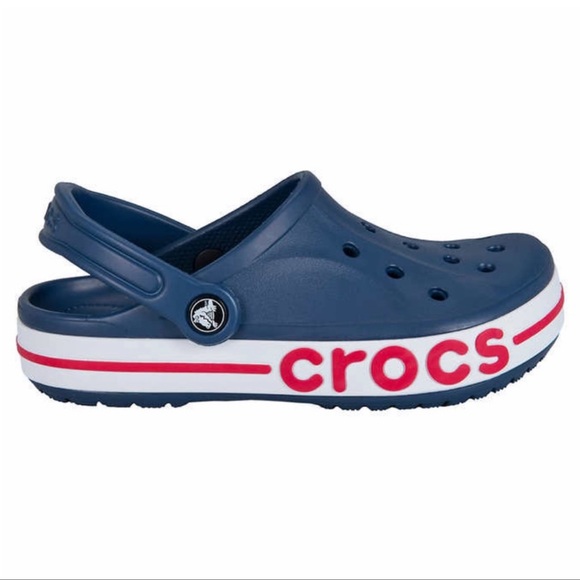 CROCS | Shoes | Crocs Unisex Bayaband Clog Navy Blue Women Size 6 ...